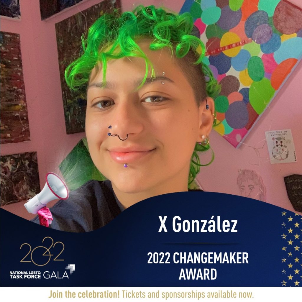 Activist X González to Receive Changemaker Award at the National LGBTQ ...